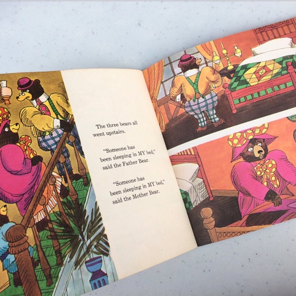 Vintage | Other | Vintage Goldilocks The 3 Bears Storybook Record ...
